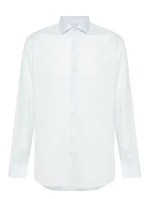 D4.0 Slub-texture Shirt - Blue