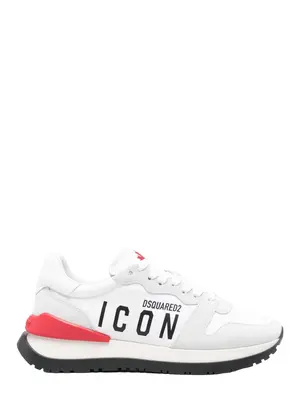 Dsquared2 Icon Panelled Sneakers - Neutrals
