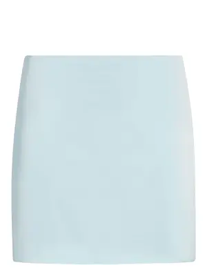 Cinq À Sept Doris Satin Miniskirt - Blue
