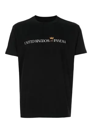 OSKLEN Vintage United Kingdom Cotton T-shirt - Black