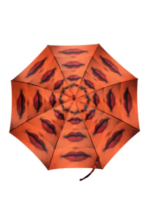 FORNASETTI Abstract Print Umbrella - Orange