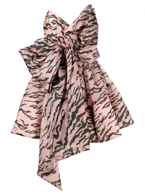 Zimmermann Matchmaker Oversize-bow Mini Dress - Pink