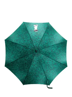 FORNASETTI Keyhole-print Umbrella - Green