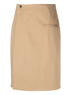 JW Anderson A-line Mini Skirt - Neutrals