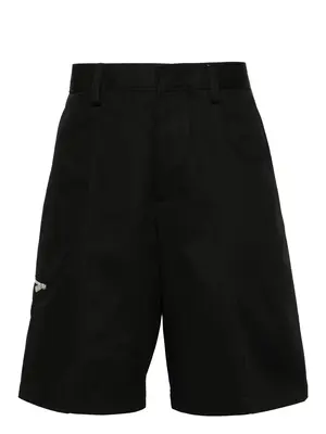 LANVIN Tailored Cotton Shorts - Black