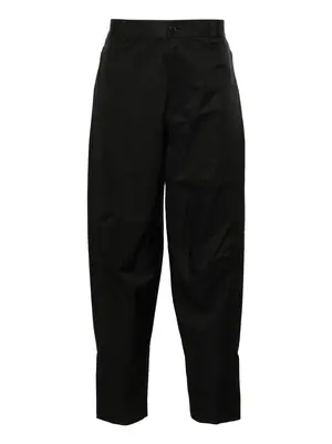 LANVIN Tapered Biker Trousers - Black
