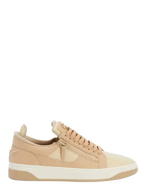 GIUSEPPE ZANOTTI Double-zip Low-top Sneakers - Neutrals