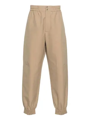 Alexander McQueen Cotton Cargo Pants - Neutrals