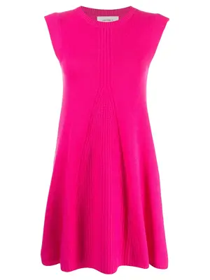 LISA YANG Knitted Cashmere Minidress - Pink