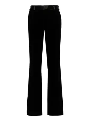 Palm Angels Velvet Tailored Trousers - Black