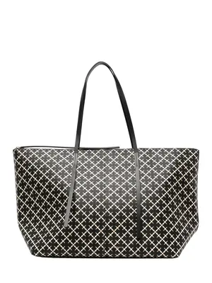 BY MALENE BIRGER Luze Logo-print Tote Bag - Black