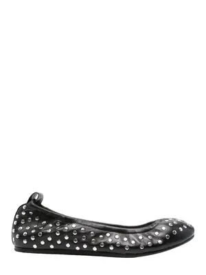 Isabel Marant Belna Studded Ballerina Shoes - Black
