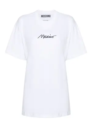 Moschino Embroidered T-shirt - White