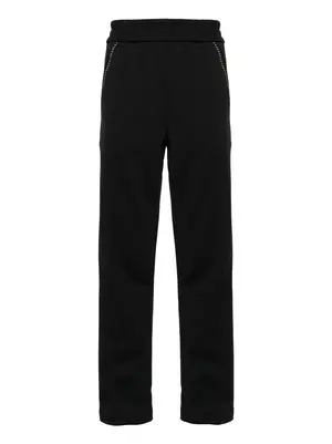 Palm Angels Monogram-appliqu� Track Pants - Black