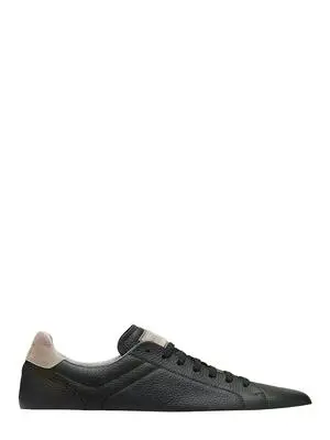 Brunello Cucinelli Grained Calfskin Sneakers - Black