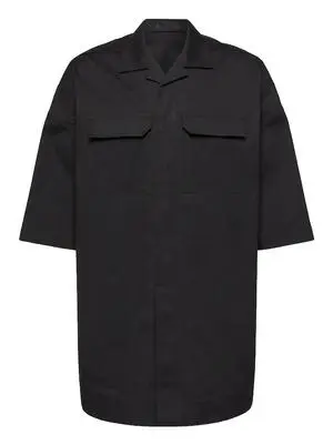 Rick Owens Magnum Tommy Cotton-blend Poplin Shirt - Black
