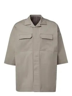 Rick Owens Magnum Tommy Cotton-blend Poplin Shirt - Grey
