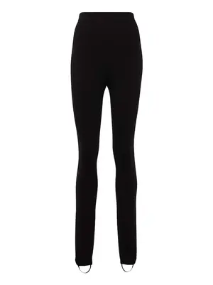Dolce & Gabbana High-rise Stirrup Leggings - Black