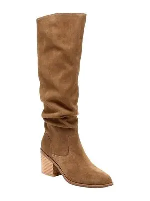 KELSI DAGGER BROOKLYN Easton Slouch Knee High Boots - Armadillo