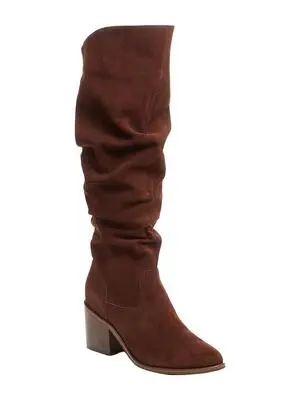 KELSI DAGGER BROOKLYN Kelsi Dagger Brooklyn Easton Slouch Knee High Boots Chocolate