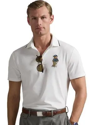 Ralph Lauren Tailored Fit Polo Bear Polo Shirt - Ceramic White