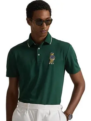Ralph Lauren Tailored Fit Polo Bear Polo Shirt - Moss Agate