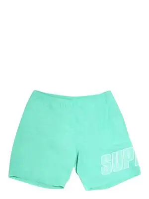 Supreme Logo Appliqué Water Short - Green