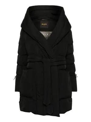 MOORER Moorer Osiride Padded Quilted Coat Black