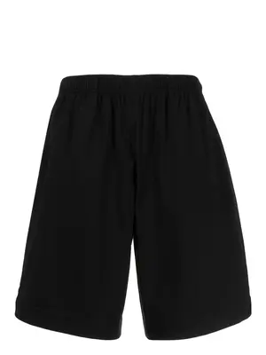 Vetements Slip-on Cotton Track Shorts - Black