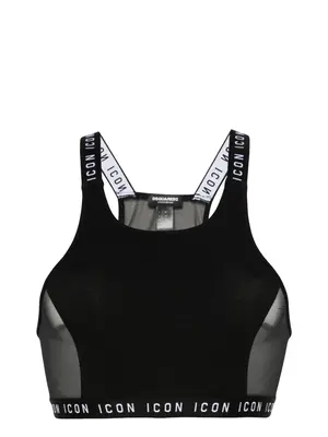 Dsquared2 Be Icon Sports Bra - Black