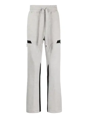 NAHMIAS Panelled Straight-leg Trousers - Grey