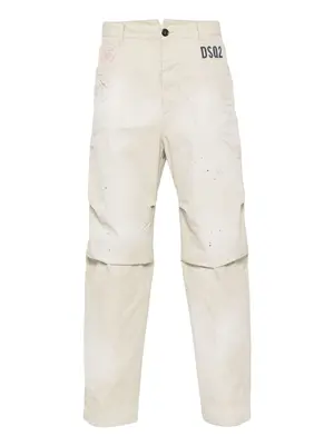 Dsquared2 Osaka Straight-leg Trousers - Neutrals