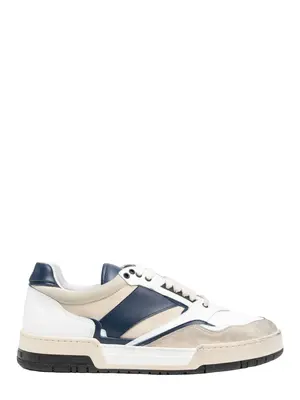 Rhude Racing Panelled Sneakers - White
