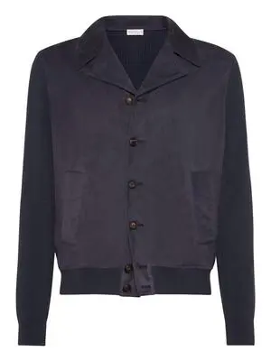 BRUNELLO CUCINELLI Brunello Cucinelli Suede And Knit Jacket