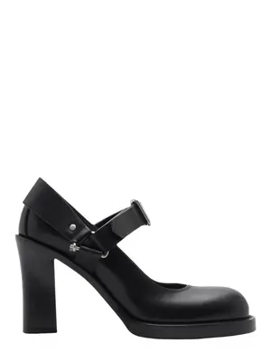 Burberry 85mm Leather Pumps - Black