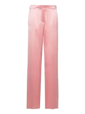 Magda Butrym High-waisted Wide-leg Trousers - Pink