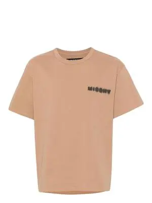 MISBHV Logo-print Cotton T-shirt - Brown