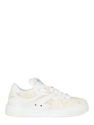 Dolce & Gabbana Roma Calfskin Sneakers - White