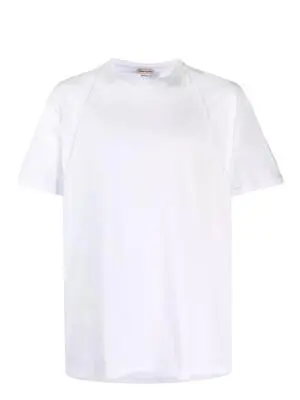 Alexander McQueen Asymmetric Panelled T-shirt - White