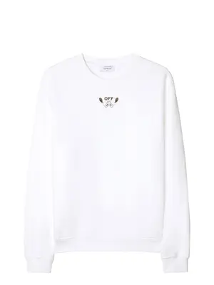 Off-White Bandana Embroidered Sweatshirt - White