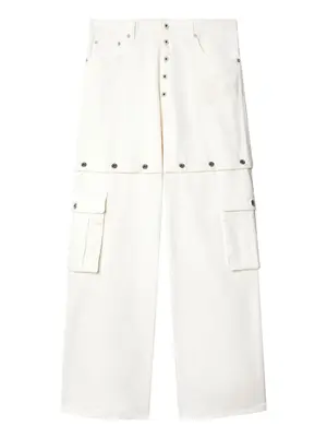 Off-White 90s Mid-rise Straight-leg Jeans - White