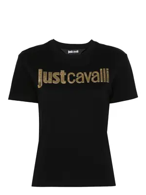 Just Cavalli Logo-print T-shirt - Black