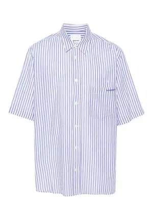MARANT Labilio Striped Cotton Shirt - Blue