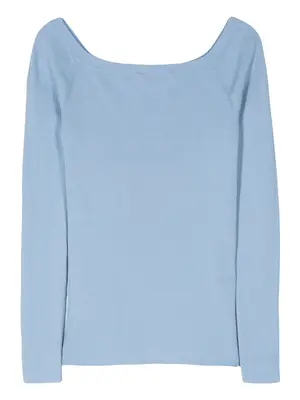 P.a.r.o.s.h Fine-ribbed Jumper - Blue