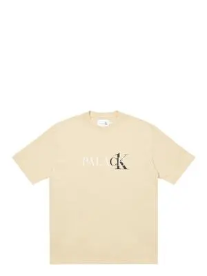 PALACE X Calvin Klein T-shirt 'wheat - Cream