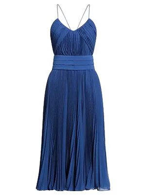 Max Mara Crepe Midi Dress - Blue