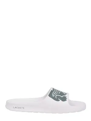 Lacoste Rubber Slides - White