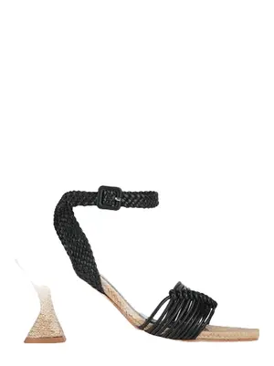 PALOMA BERCELÓ PALOMA BARCELÓ Leather Ankle Strap Sandals