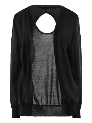 ANN DEMEULEMEESTER Knitted Sweater - Black