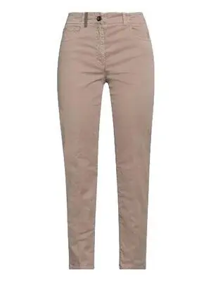 Peserico PESERICO Coral Cotton Elastane Pants Beige